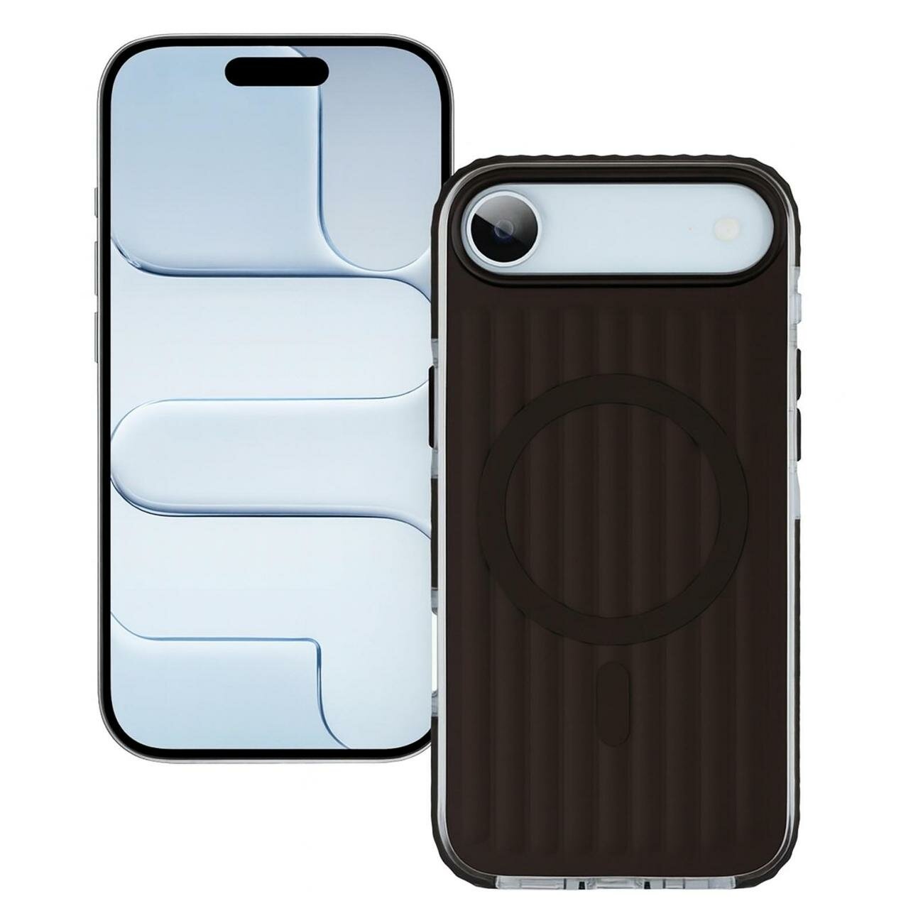 Чехол накладка для iPhone 17 Air Gurdini Ocean Case Metalic черный