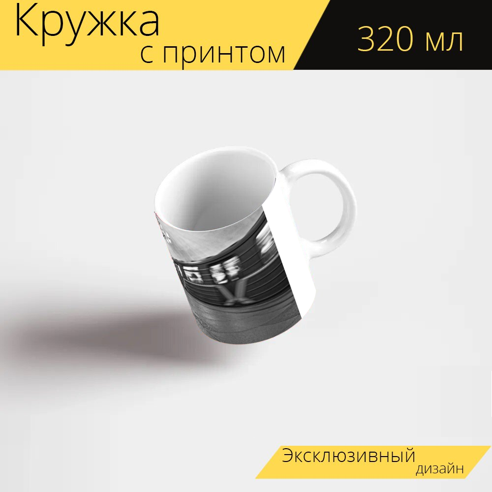 Кружка с рисунком, принтом "Московский метрополитен метро станция метро Москвы метро москвы москва Россия метро метро станция транспорт архитектура" 320 мл.