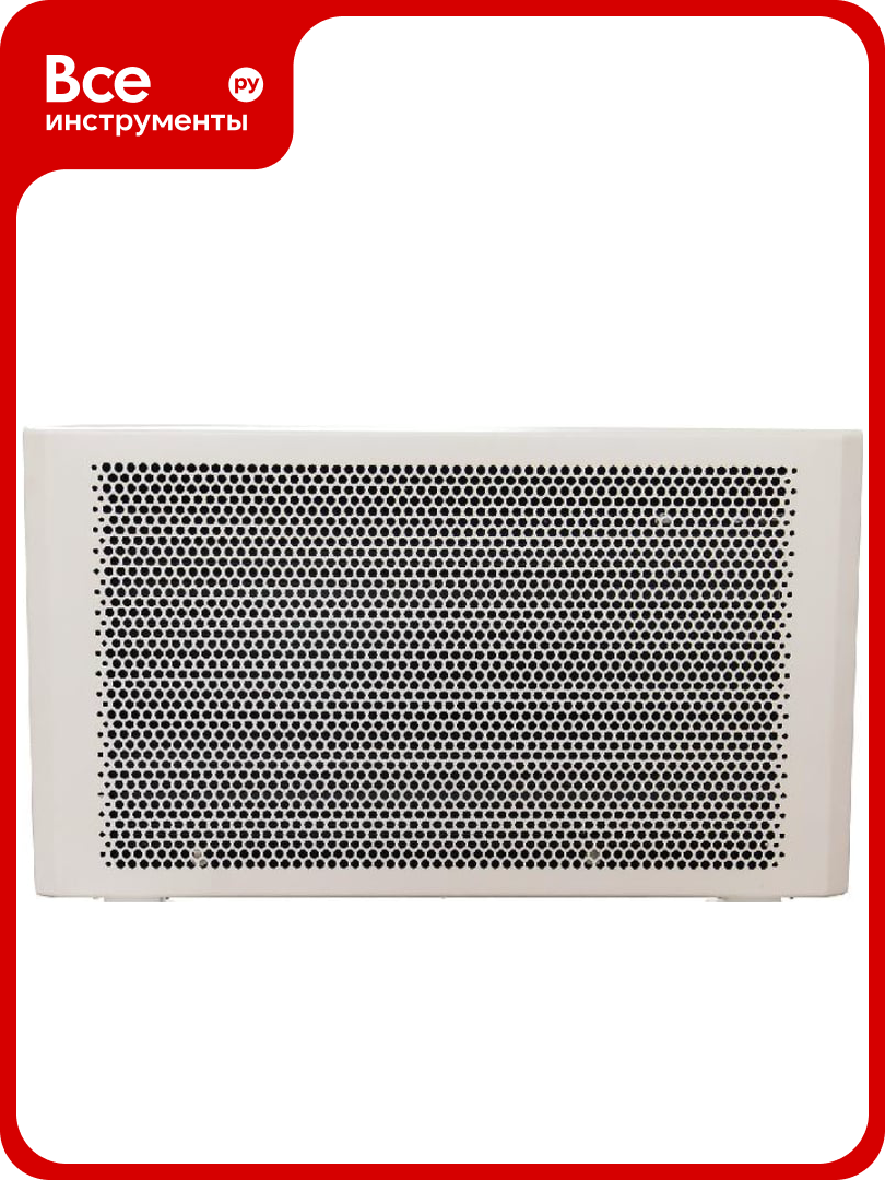 Теплофон ЭРГУС-1,0/220 белый настенный, стальная корпус, трубчатый нагревательный элемент, цифровой дисплей, защита