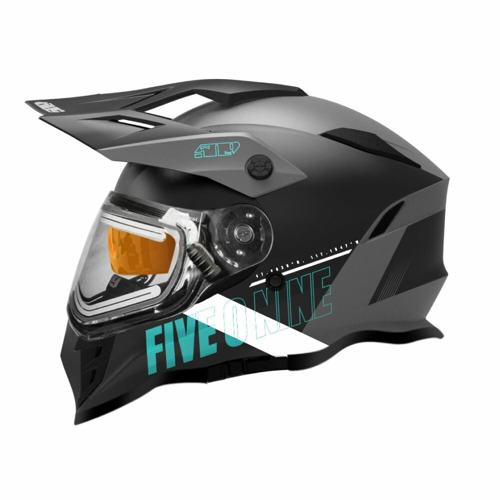 Шлем для снегохода 509 Delta R3L с подогревом визора, Emerald, 2XL