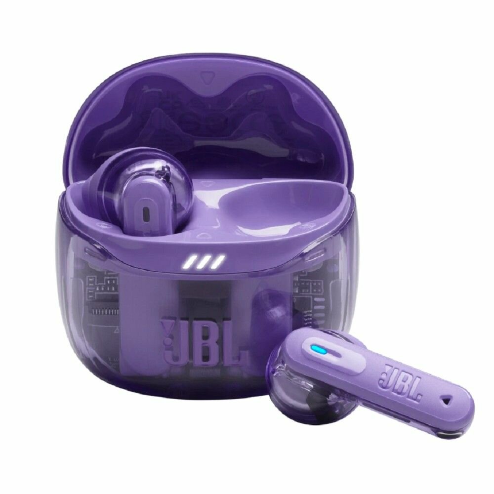 Jbl Наушники , модель Tune Flex 2 Ghost - призрачно - фиолетовый