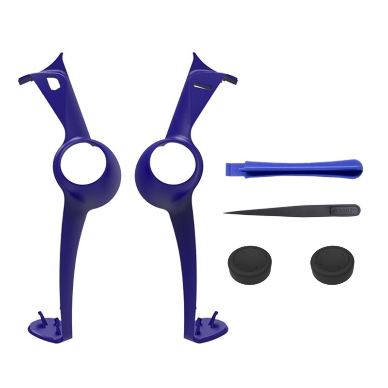 Подходит для портативной приставки PS5 Portal, сменные декоративные планки с 2 джойстиками-фиолетовый