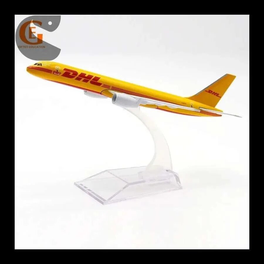 DHL Боинг 757 Металлическая Модель Самолета, Boeing B757 Грузовой Самолет