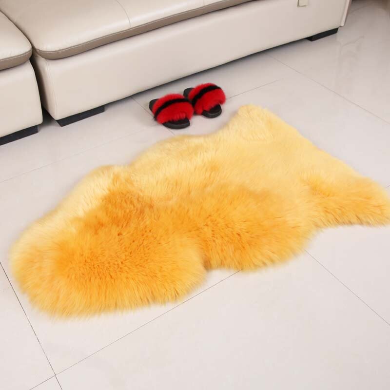 Австралийский ковер из чистой шерсти овчины, коврик для спальни, коврик у кровати, коврик для гостиной, подушка для дивана из овчины, коврик для окна
