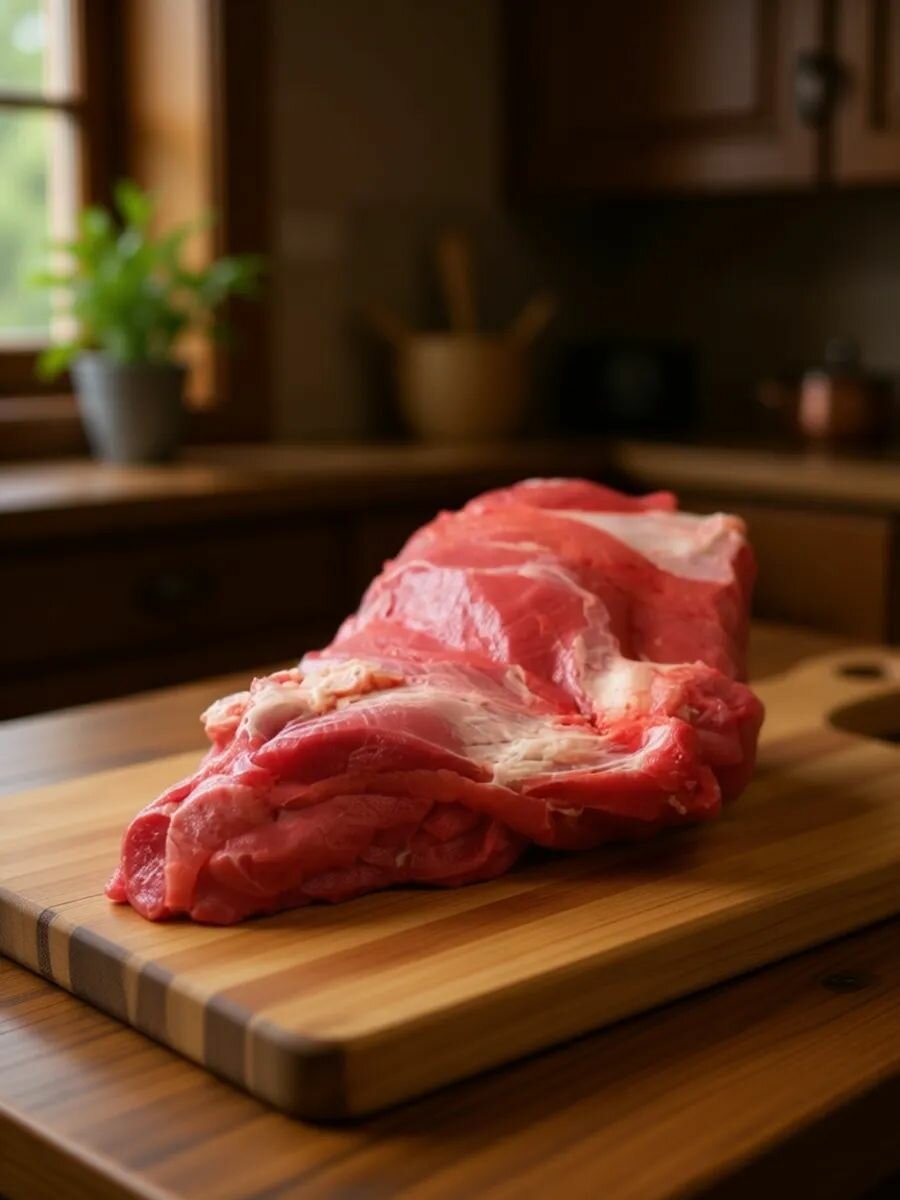 Шейно-лопаточный отруб говяжий на кости, 1 кг, Ферма Евгения Рошаля, охлажденный