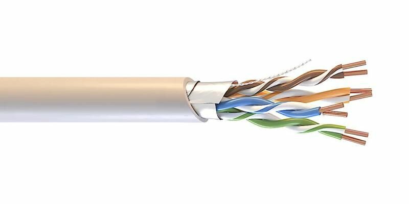 Кабель СегментЛАН F/UTP кат.5E PVCLS нг(A)-FRLS 2х2х0.52 (м) СегментЭнерго С6070
