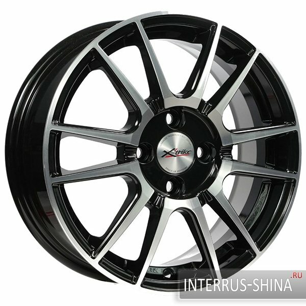 Колесный диск X'trike X-127 6x15 4x98 ET35 D58.6 BK/FP