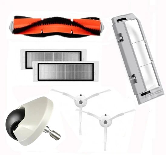 Роликовая щетка XMSJ для Roborock S5, S6, E4, Белый, Set J