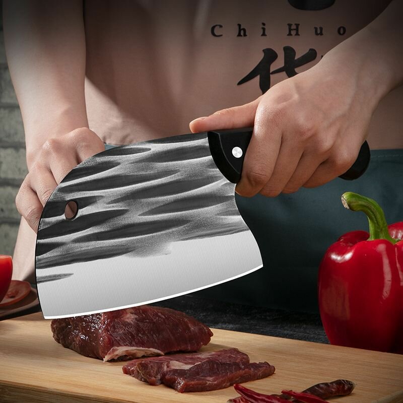 Кухонный нож и разделочная доска для дома, комплект ножей «два в одном», кованый кухонный нож, кухонные принадлежности и принадлежности для общежития.