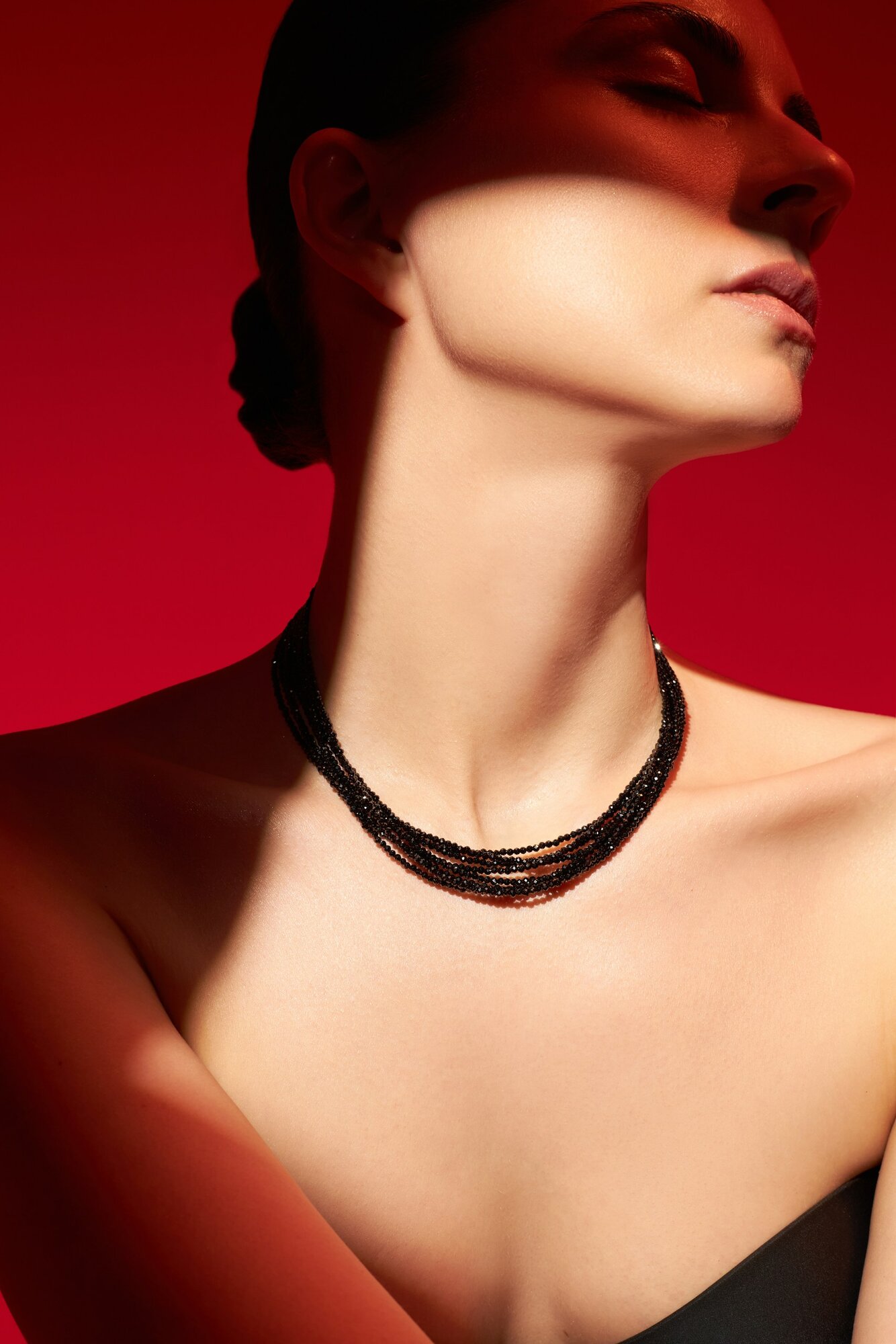 Колье, фианит