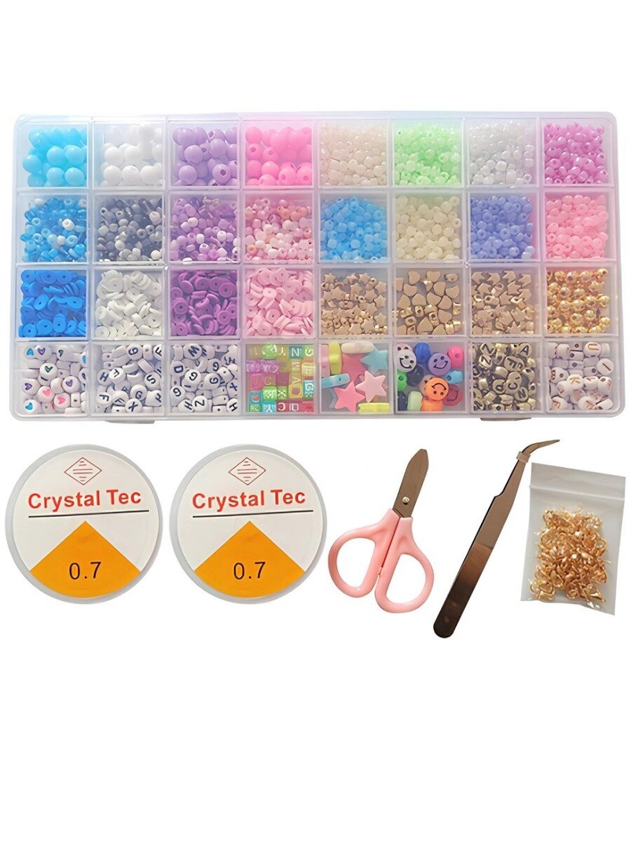 Набор для создания украшений из бисера и бусин
