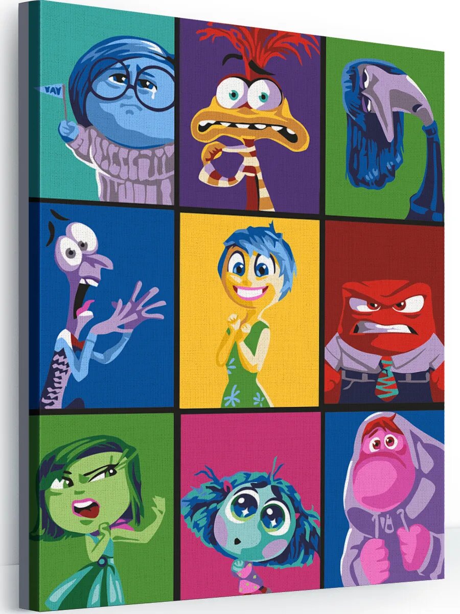 Головоломка Картина по номерам на холсте 40х50 см