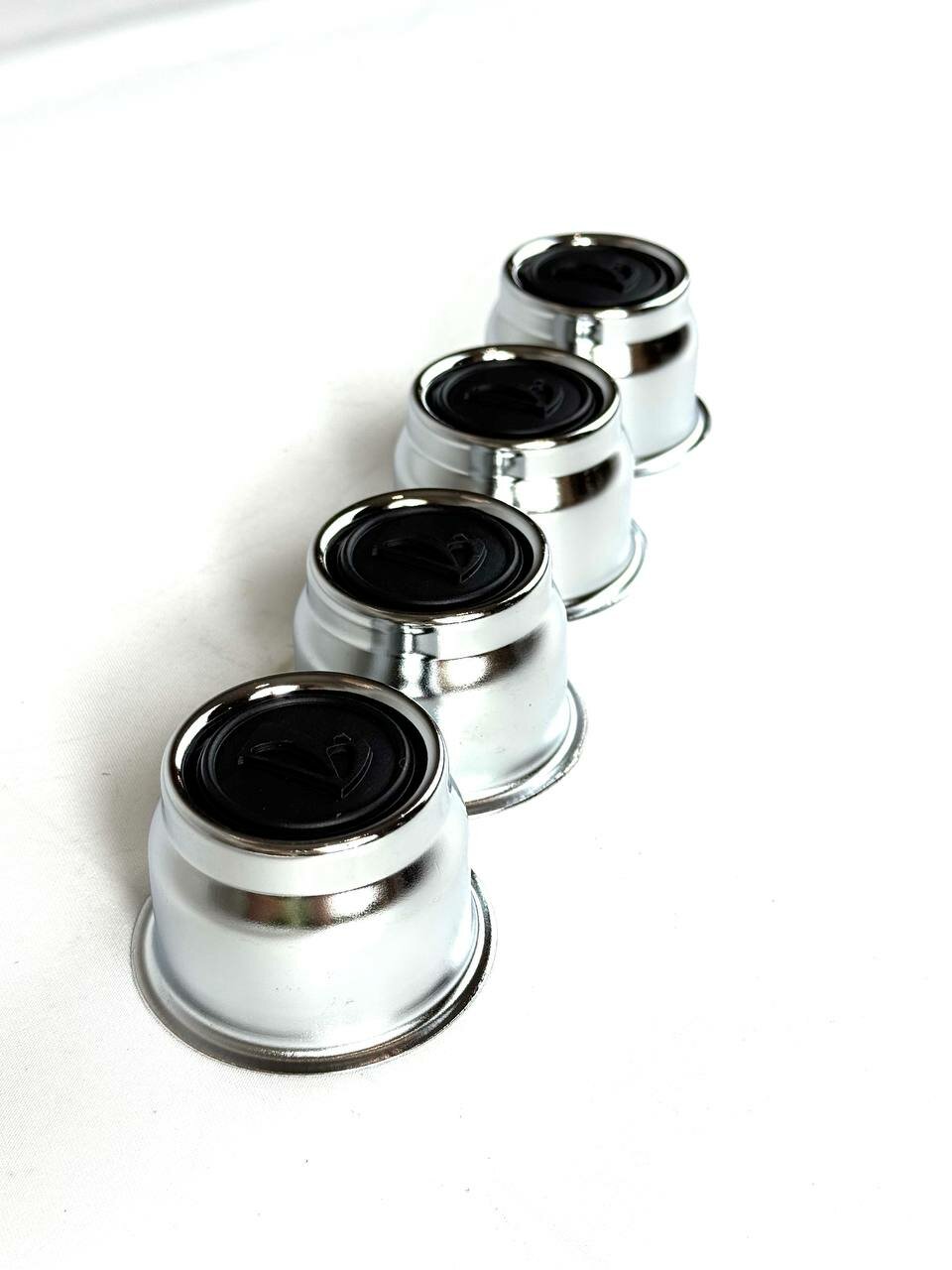 Колпак ступицы колеса ВАЗ/LADA 2101-2107 , Металлический c эмблемой , Заглушка ступицы колеса , Комплект 4шт. арт. 21070310101201