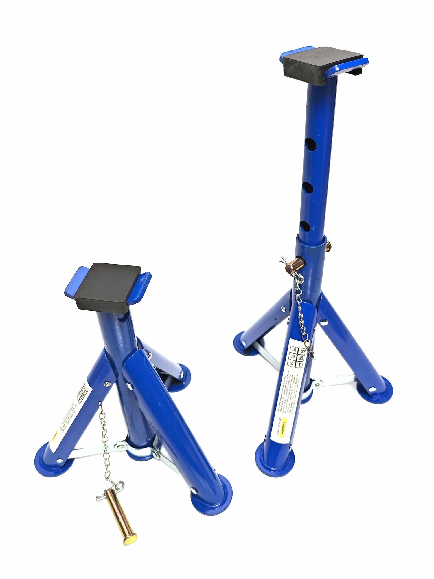 Стойка / Стойки страховочные 2шт, 4т складные 270-450мм, / подставка / подпорка под автомобиль, 16041, МаякАвто