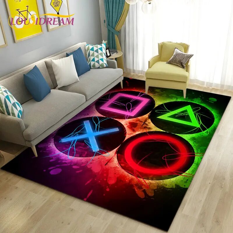 Черный коврик для игровой комнаты 70x100cm, LOUSIDREAM