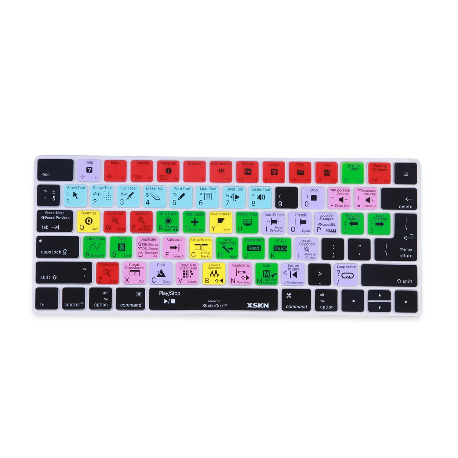 XSKN Чехол для клавиатуры Apple Magic Keyboard Силиконовый США и ЕС Studio One