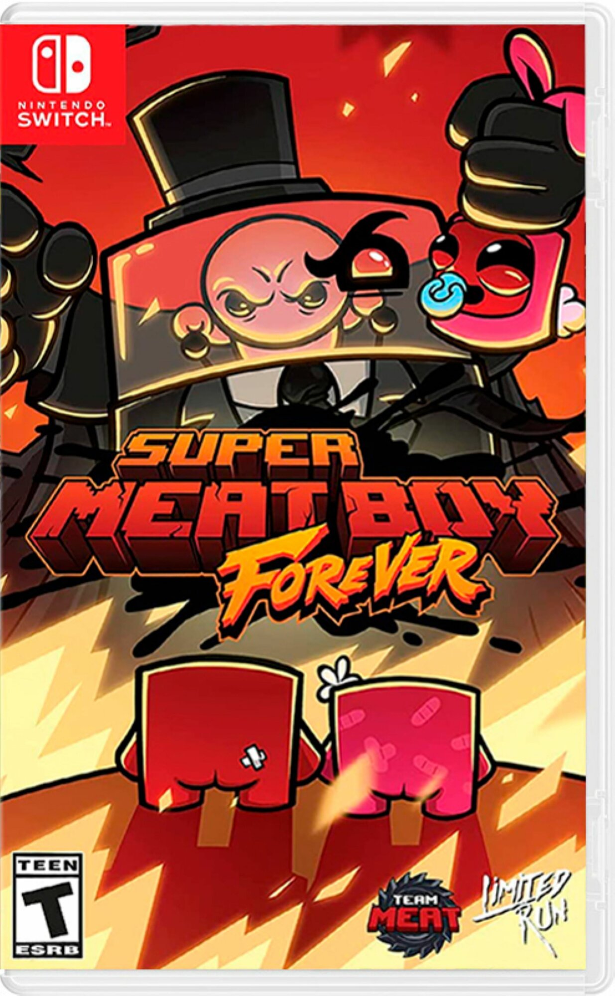 Super Meat Boy Forever (Игра на картридже) (Nintendo Switch)