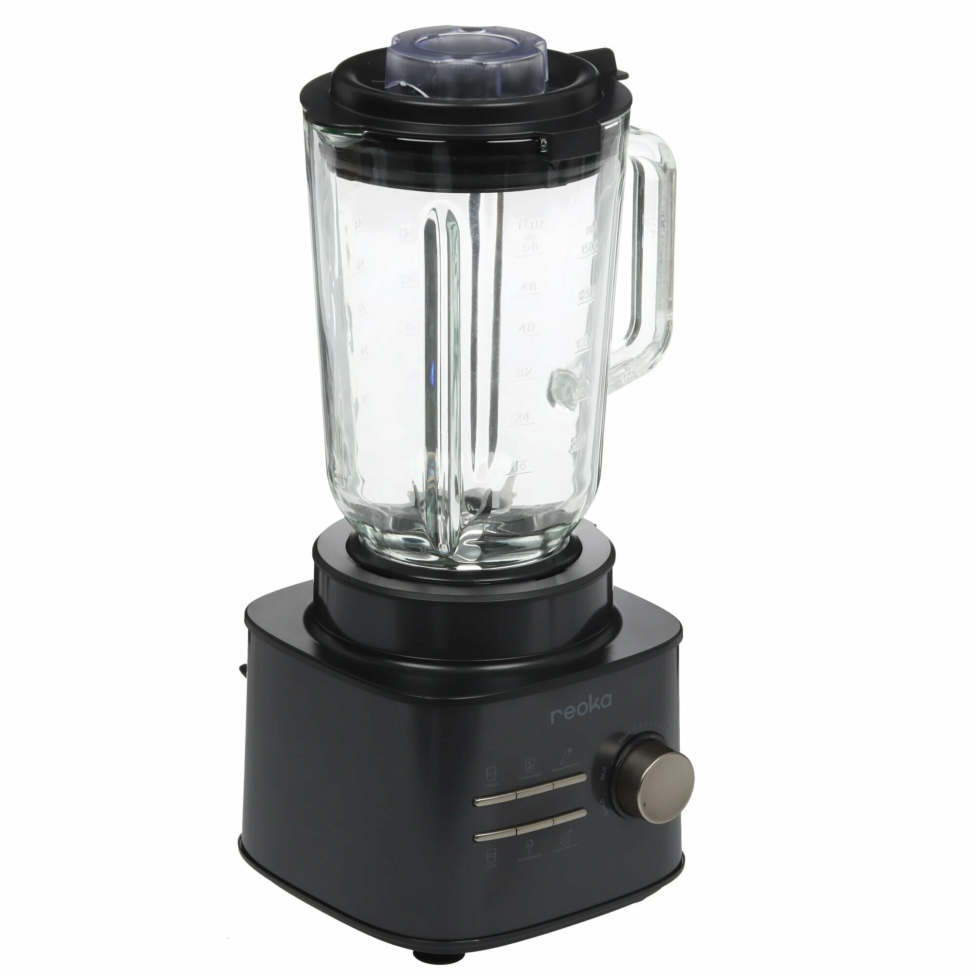 Блендер Reoka RKSB-S2202, стационарный, мощность 600 Вт, серый