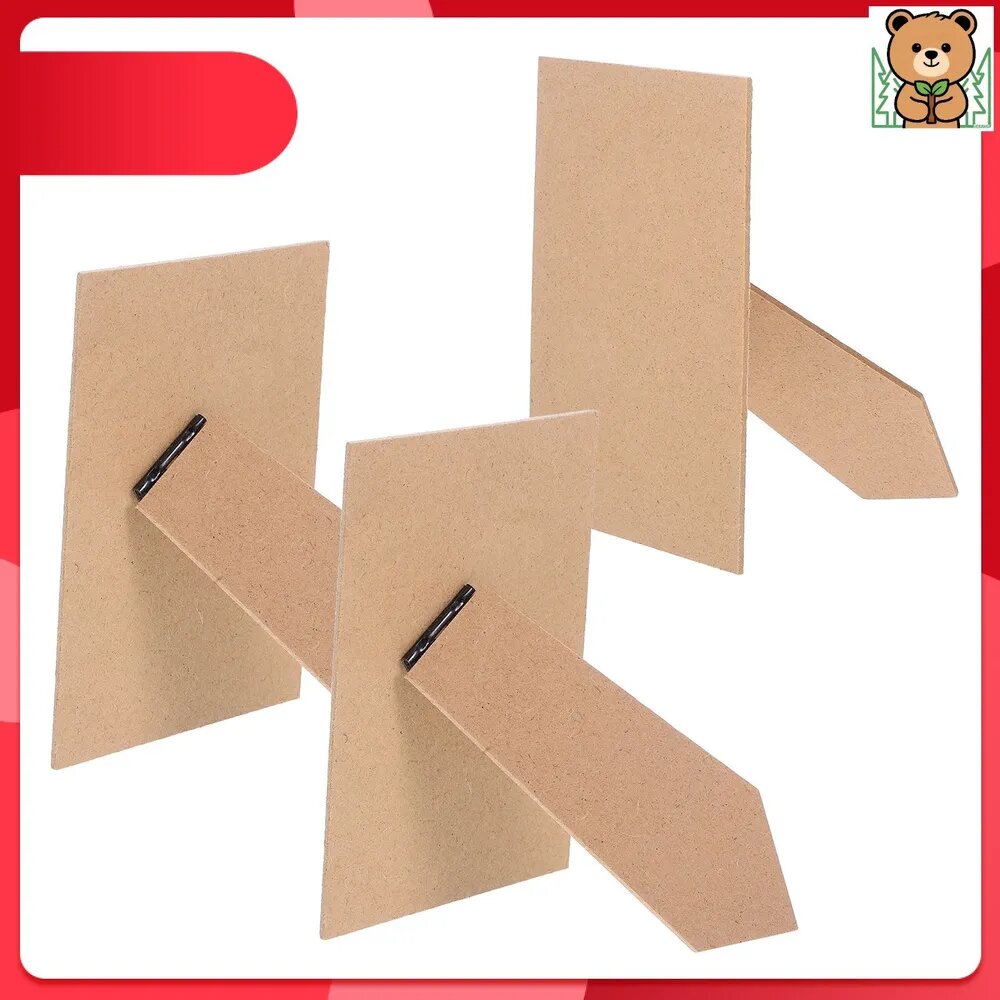 Самоклеящийся подставка-опора для фоторамки из мдф хаки, набор из 3 шт для настольного использования