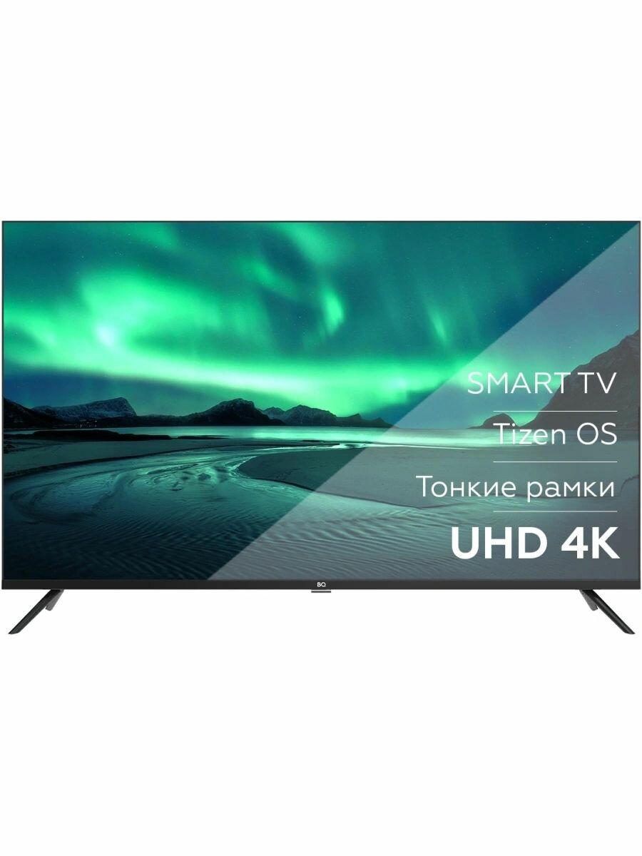 Телевизор LED BQ 50" 50FSU01B Frameless черный Smart