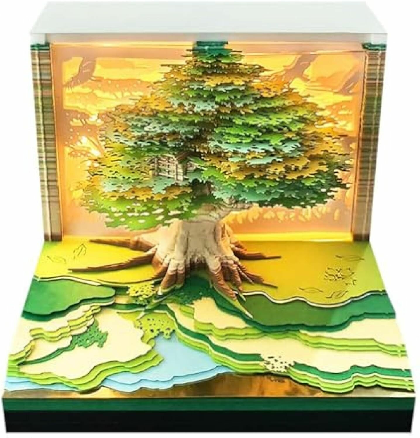 3d календарь отрывной 2026 с подсветкой