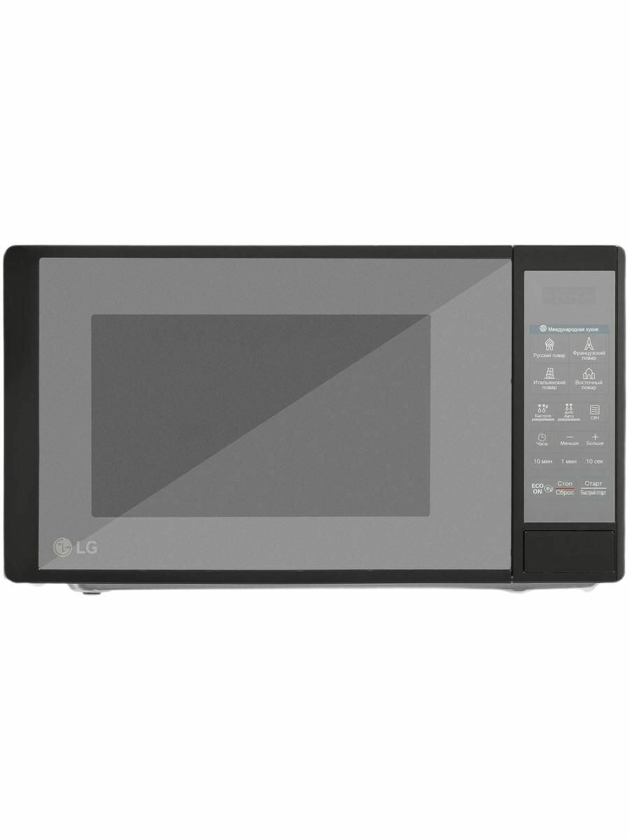 Микроволновая печь LG RENAISSANCE MS2042DARB зеркальный, черный