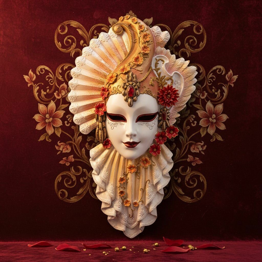 Венецианская маска Рубин