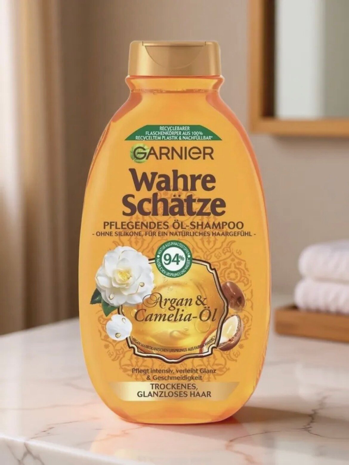 Garnier шампунь для волос с аргановым маслом