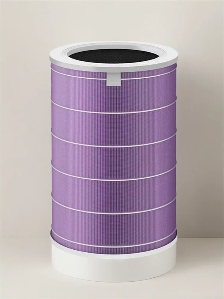 BEHEART Фильтр для очистителя воздуха MI Air Purifier 1/2/2S/3/Pro противовирусный, purple