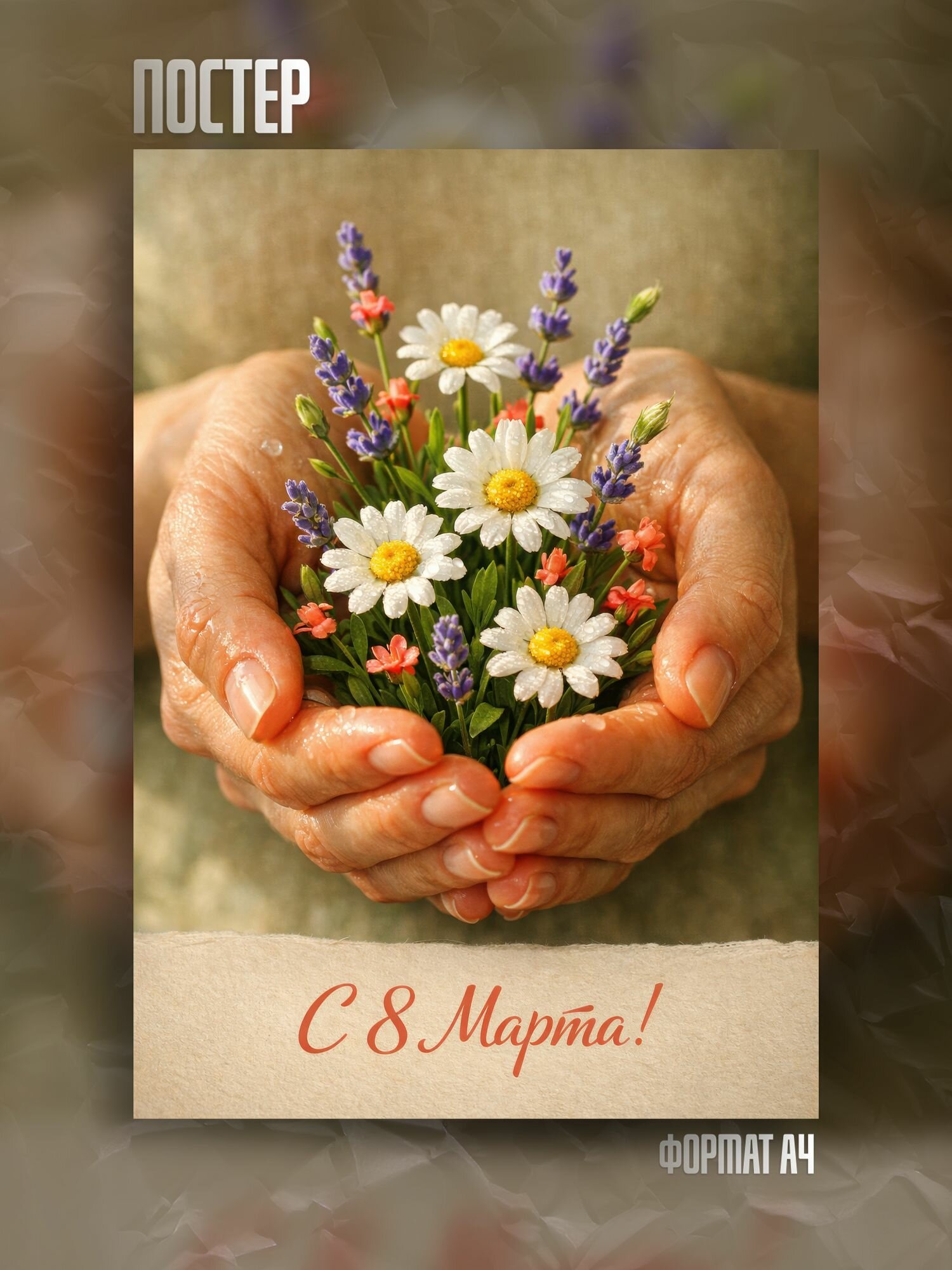 Плакат 8 марта
