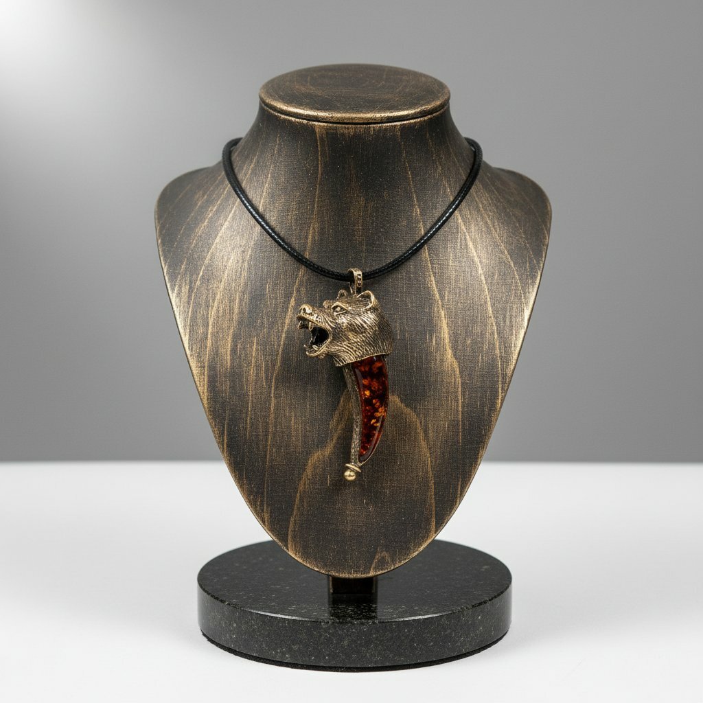 Подвеска, янтарь