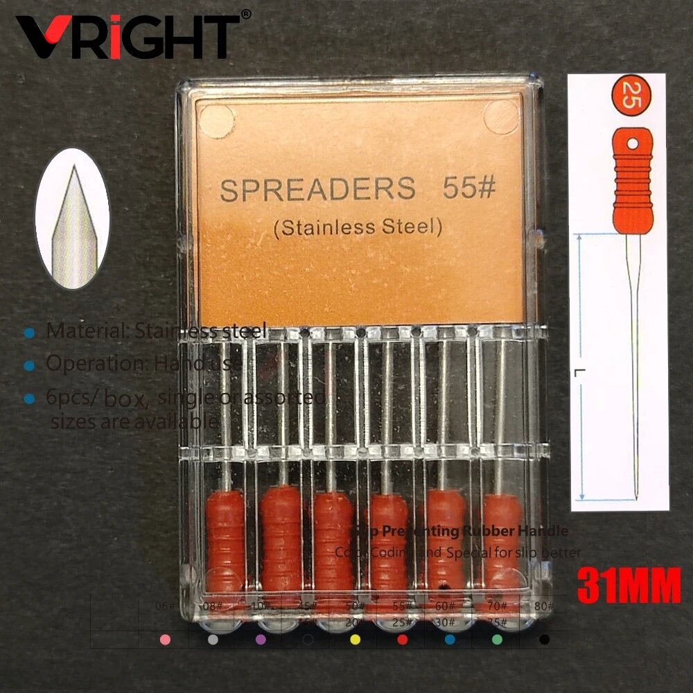 Стоматологические разбрасыватели из нержавеющей стали lzvine Spreaders-31MM-55