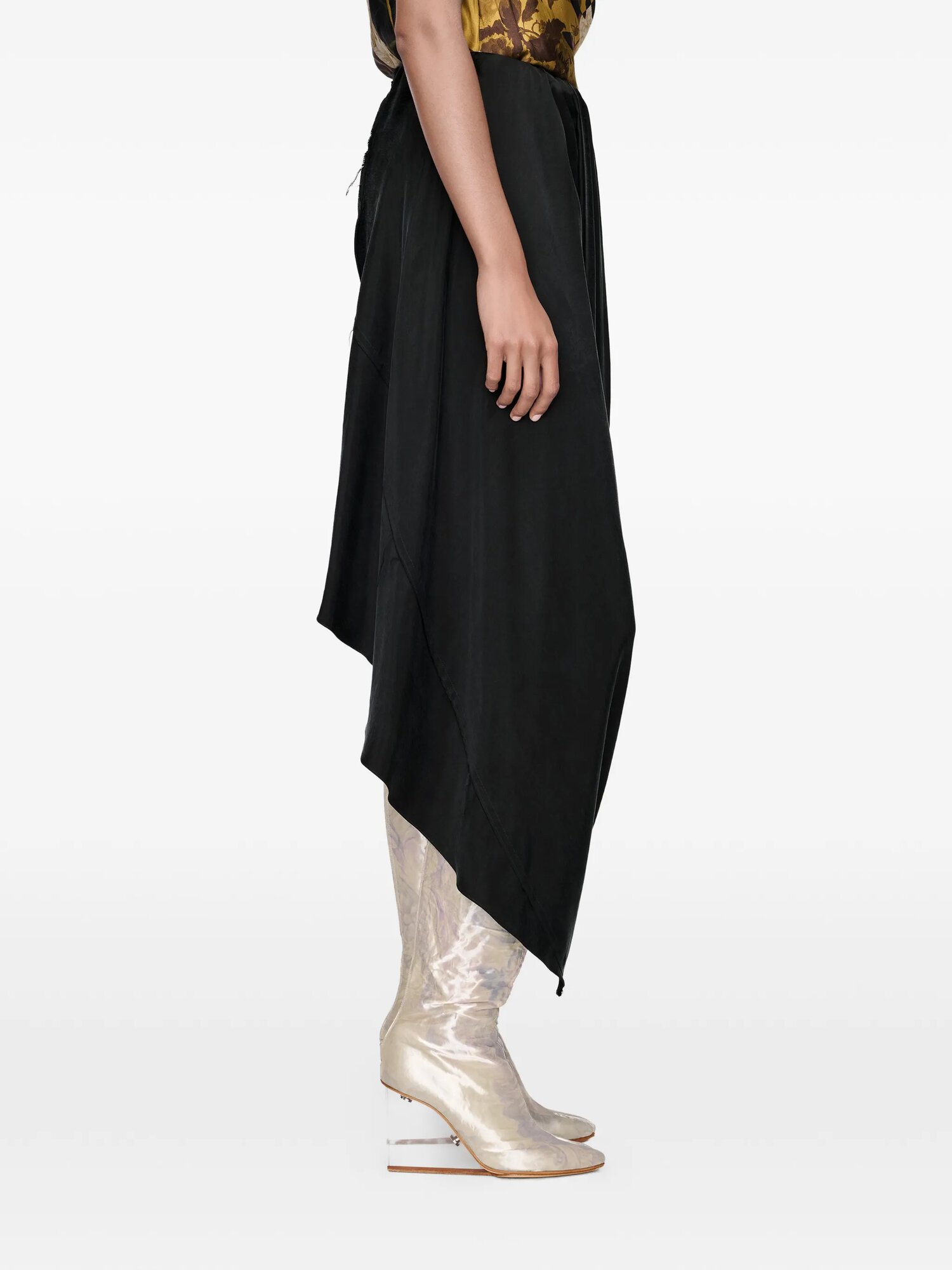 Юбка Maison Margiela Draped midi skirt, размер 40 — фото 1