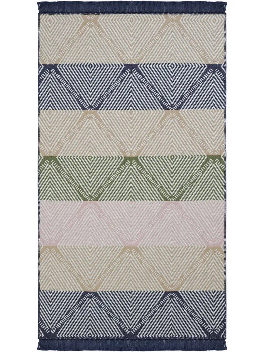 Lovely 2412A Ковер двусторонний 80х150см пудровая олива