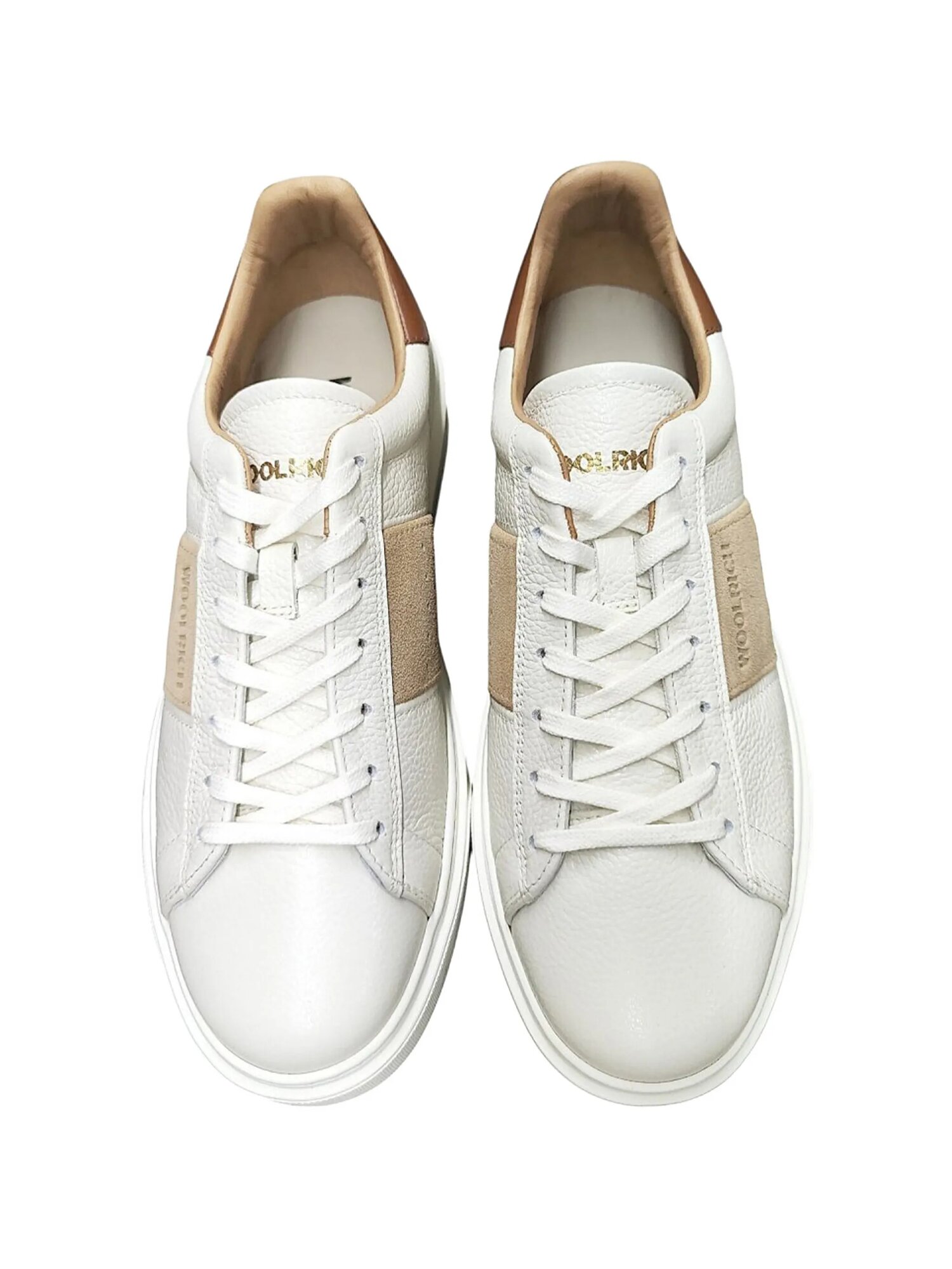 Кроссовки Woolrich Leather sneakers, размер 42, разноцветный — фото 1