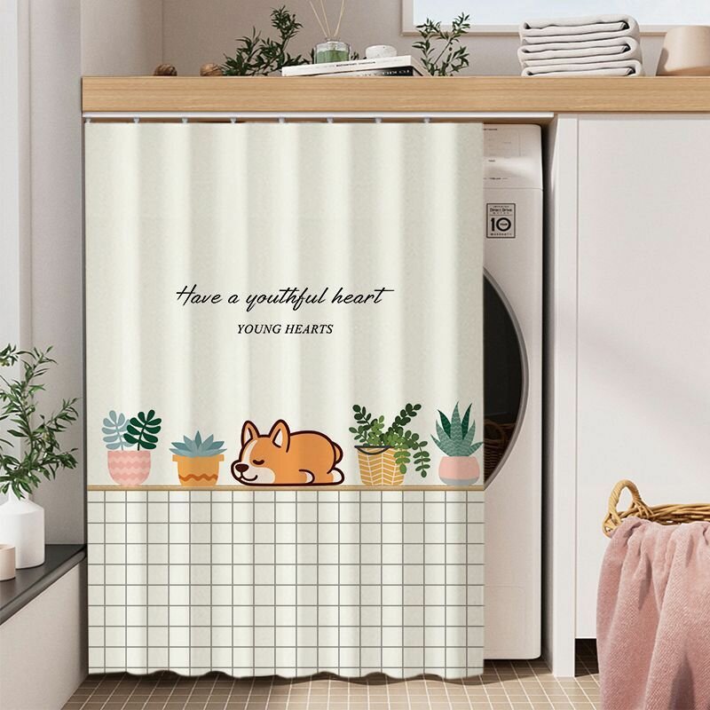Чехол для стиральной машины, занавеска для балкона, водонепроницаемый солнцезащитный экран, теплоизоляционная затемняющая штора, покрывало, солнцезащитная штора.