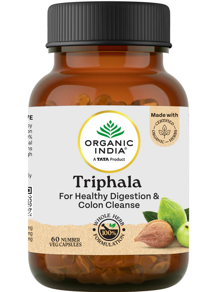Трифала Органик Индия для очищения организма Triphala Organic India 60 шт.