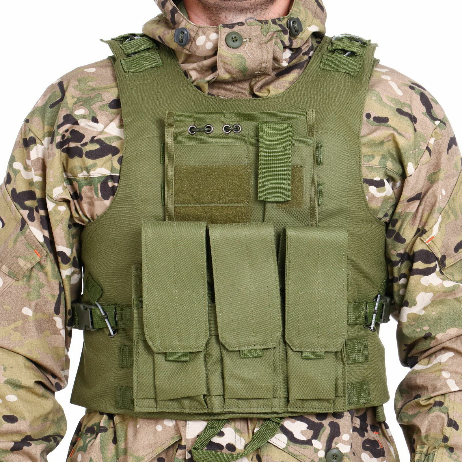 Жилет разгрузочный Storm tactic, зеленый, вид: разгрузочные жилеты