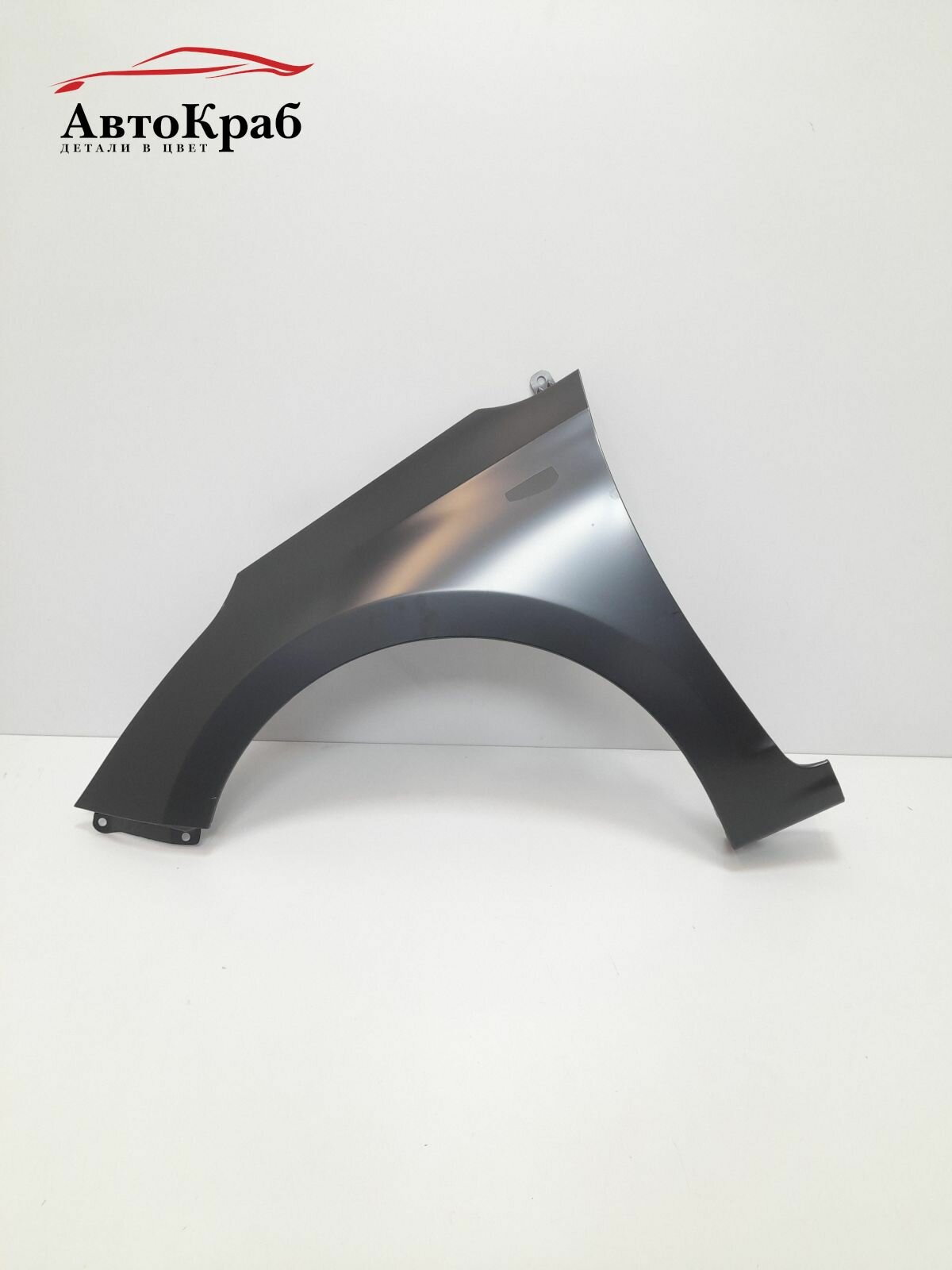 Крыло переднее левое с повторителем под покраску для Хендай Солярис 2 2017 - 2024 г.