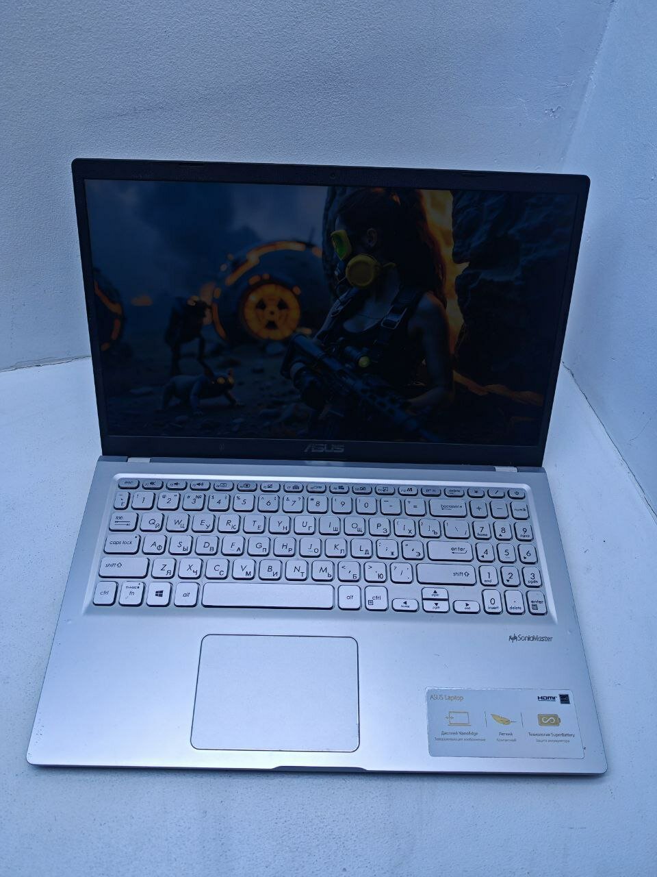 Ноутбук Asus Laptop 15 F515Ja-BQ503 90NB0SR2-M09900 (Core i7 1300 MHz (1065G7)/8192Mb/256 Gb SSD/15.6"/1920x1080/DOS)