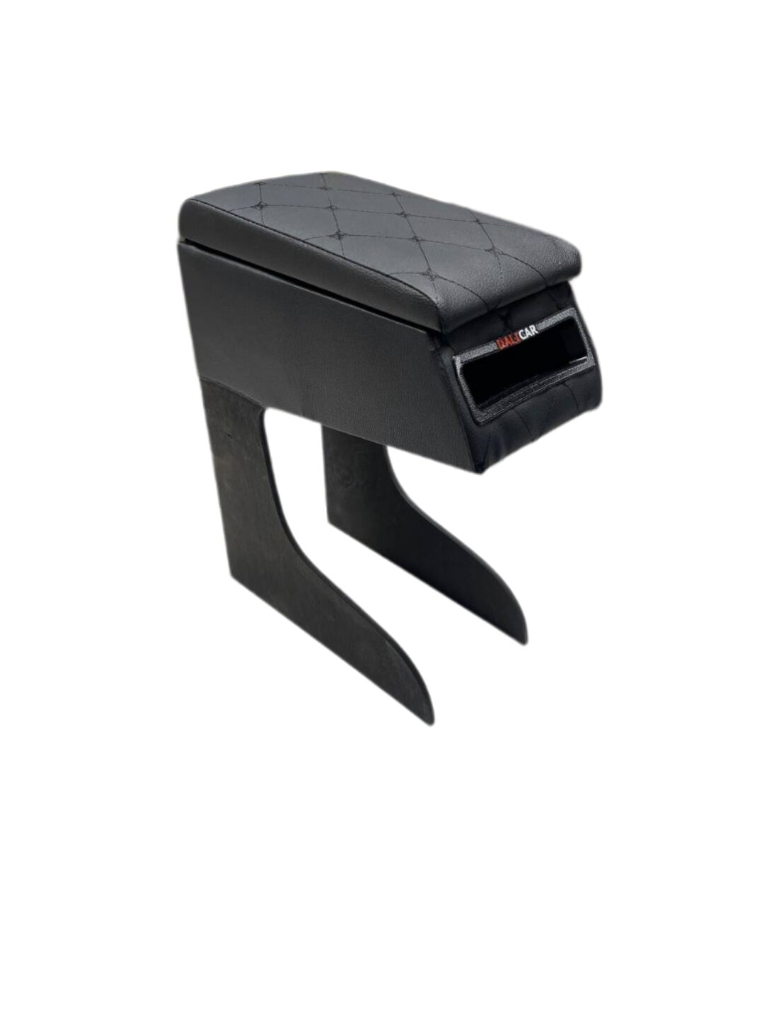 Подлокотник Peugeot Partner/ Пежо Партнёр (1997-2012) Эко-кожа ромб чёрный/лёгкая установка/карман для телефона
