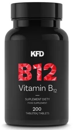 Пищевая добавка Метилкобаламин "Витамин B12 KFD Vitamin B12 (200 таб) — фото 1