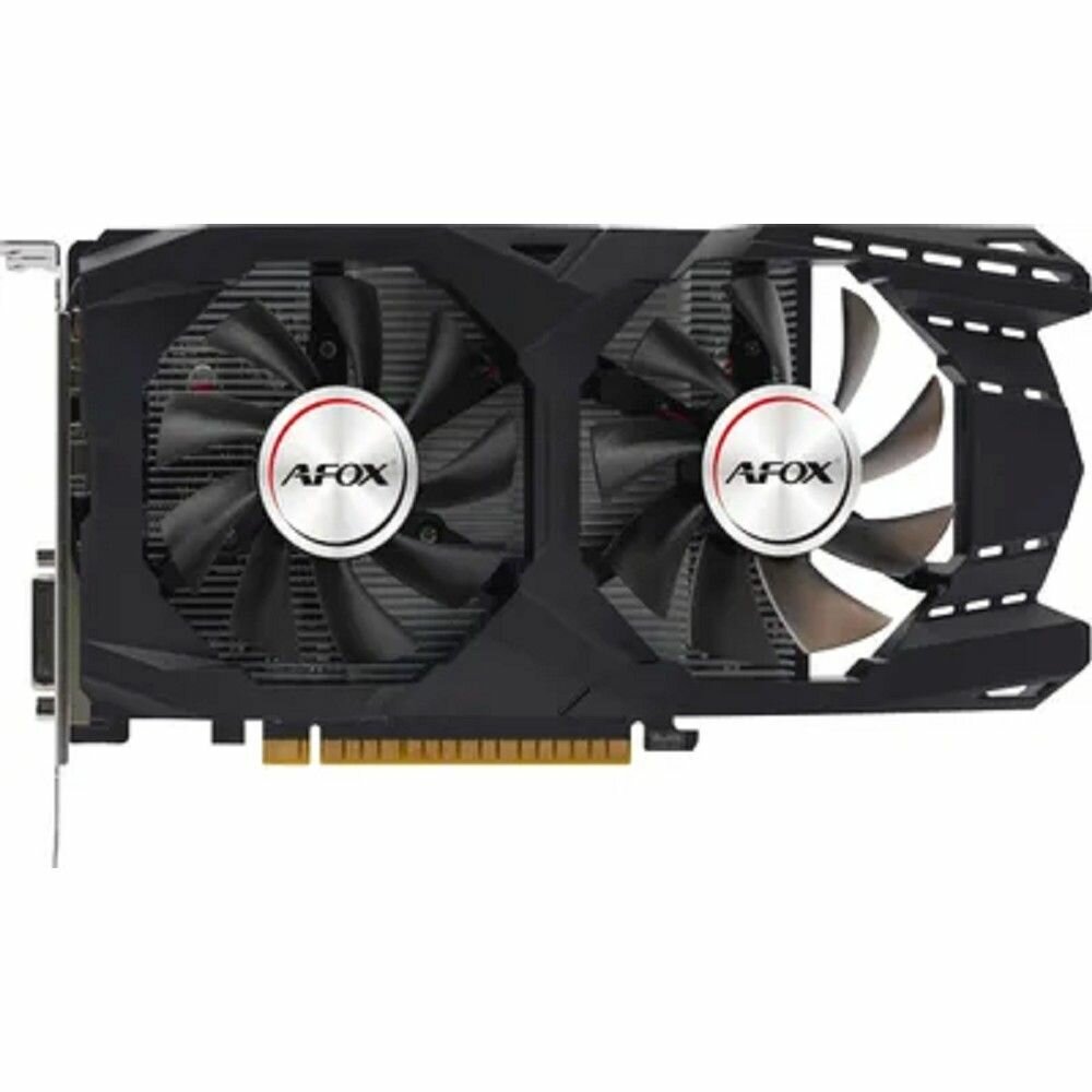 AFOX Видеокарта Geforce GTX1050Ti 4GB GAMING GDDR5 128Bit DP DVI HDMI ATX 2 Fan AF1050TI - 4096D5H7 - V9 RTL