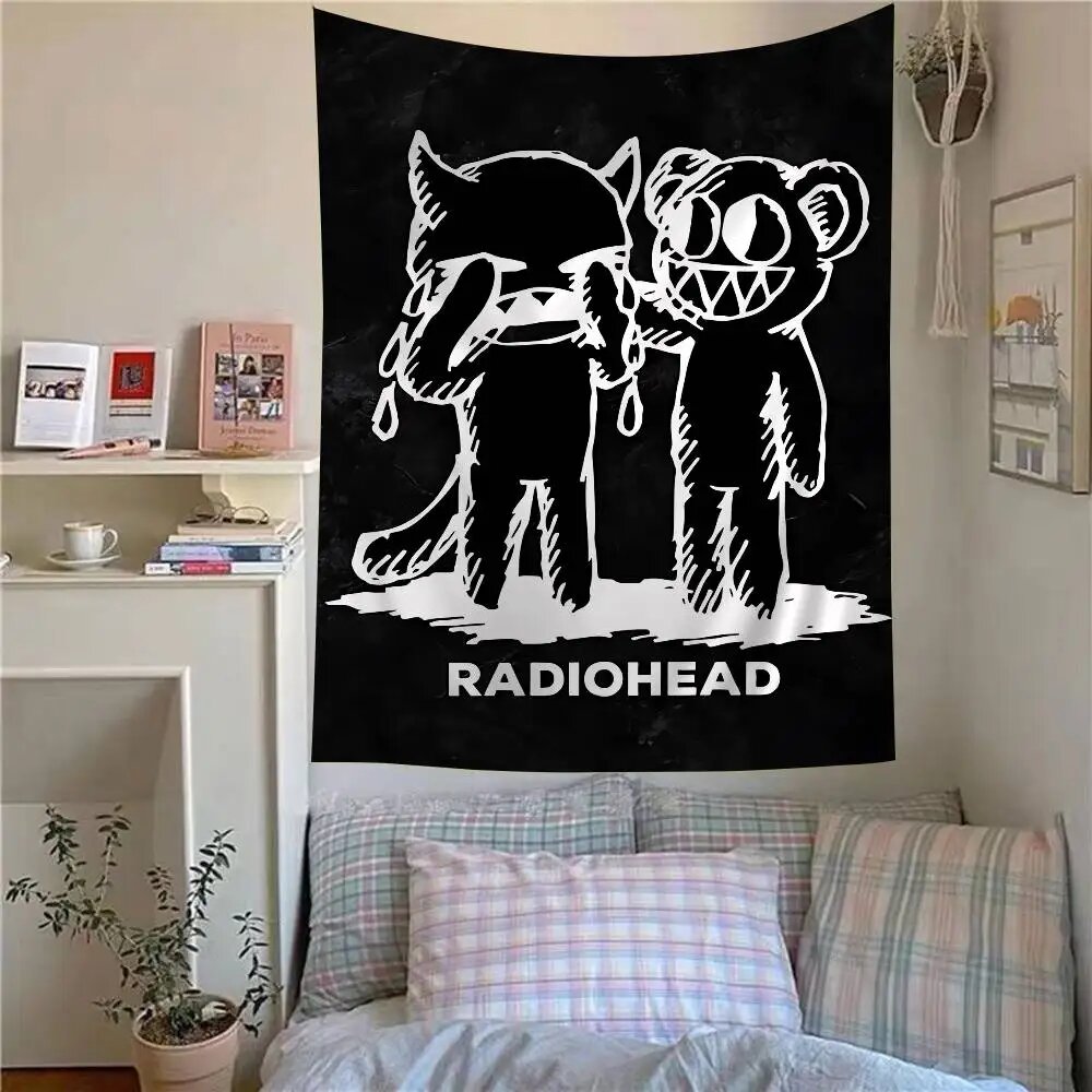 Гобелен Radiohead 60x90cm, черный