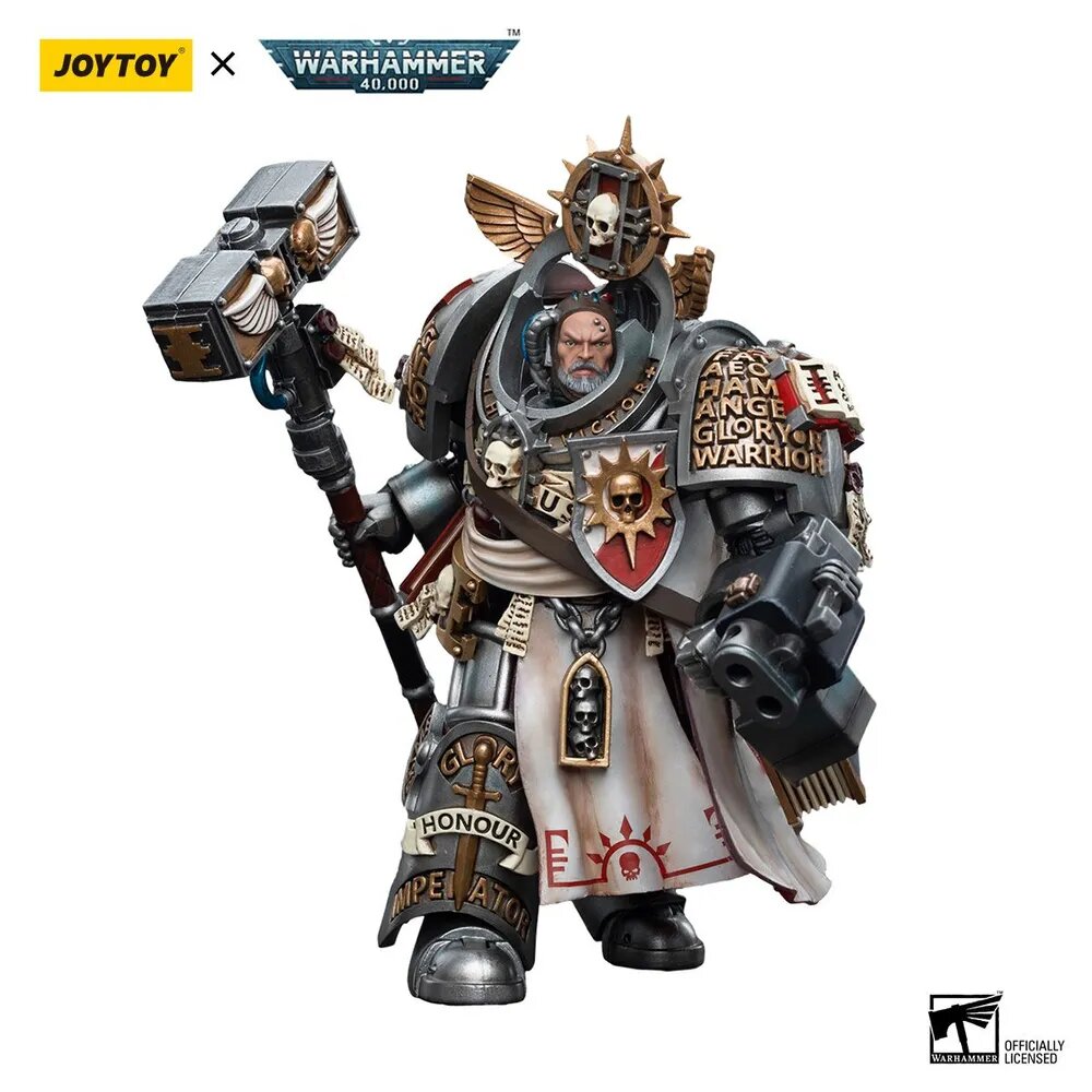 JOYTOY Warhammer 40K 1/18 Action Figures Grey Knights Grand Master Voldus Фигурка — фото 1