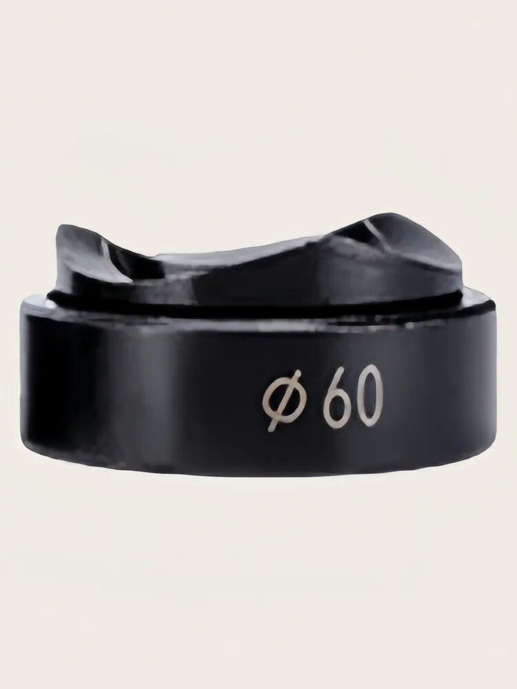 Фланец крепления для труб 60 мм, 60 шт, черного цвета, металлический