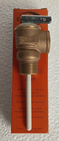 Предохранительно-сбросной клапан Bradford White, для газового водонагревателя, 1"