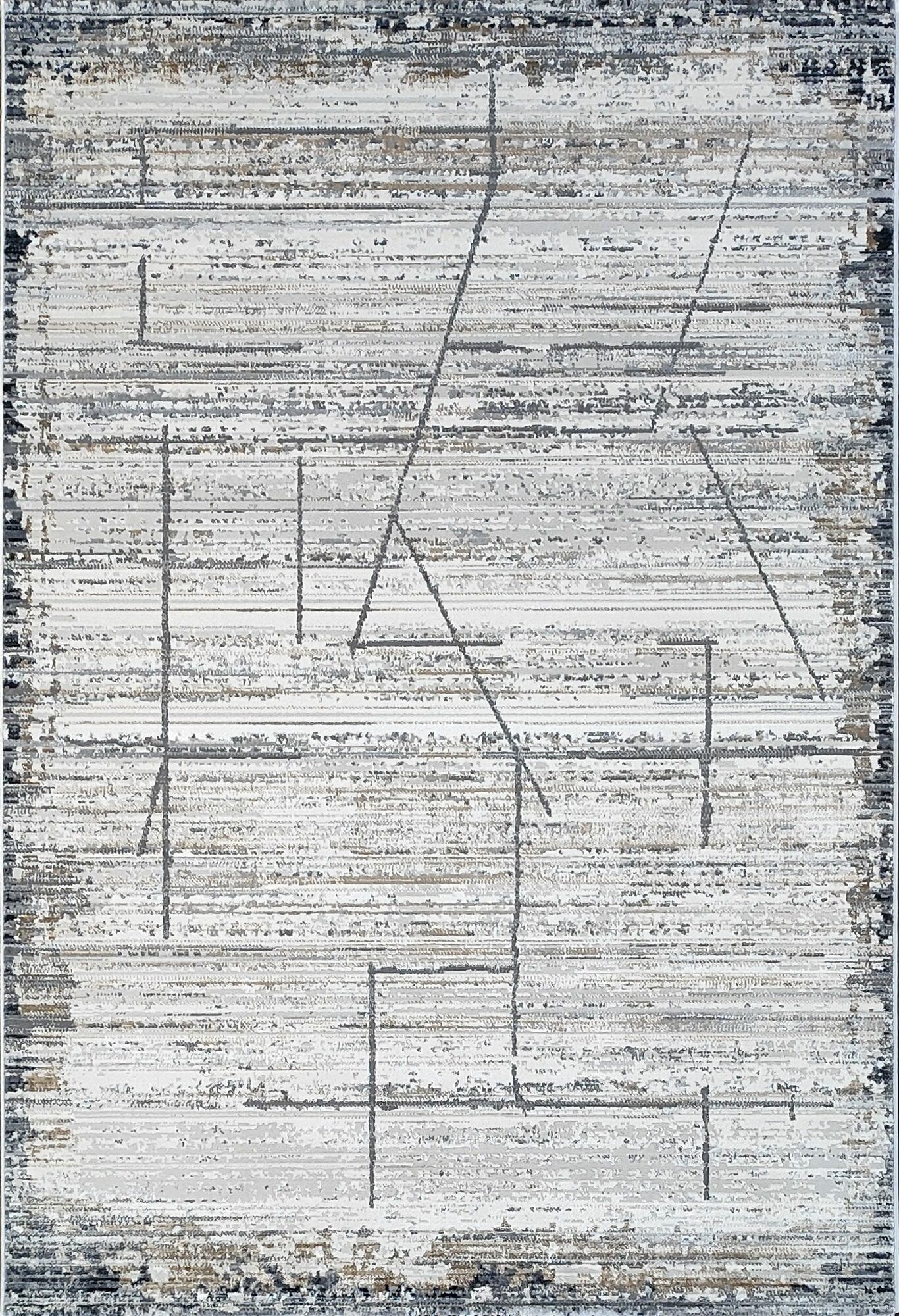 Коврик Venezia Efes, прикроватный, абстрактный, 80 см x 150 см
