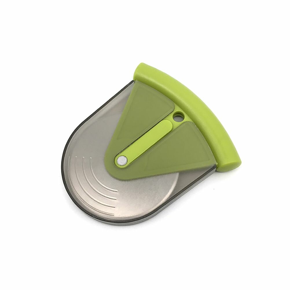 Нож для пиццы из нержавеющей стали с защитным колпачком, удобный и безопасный