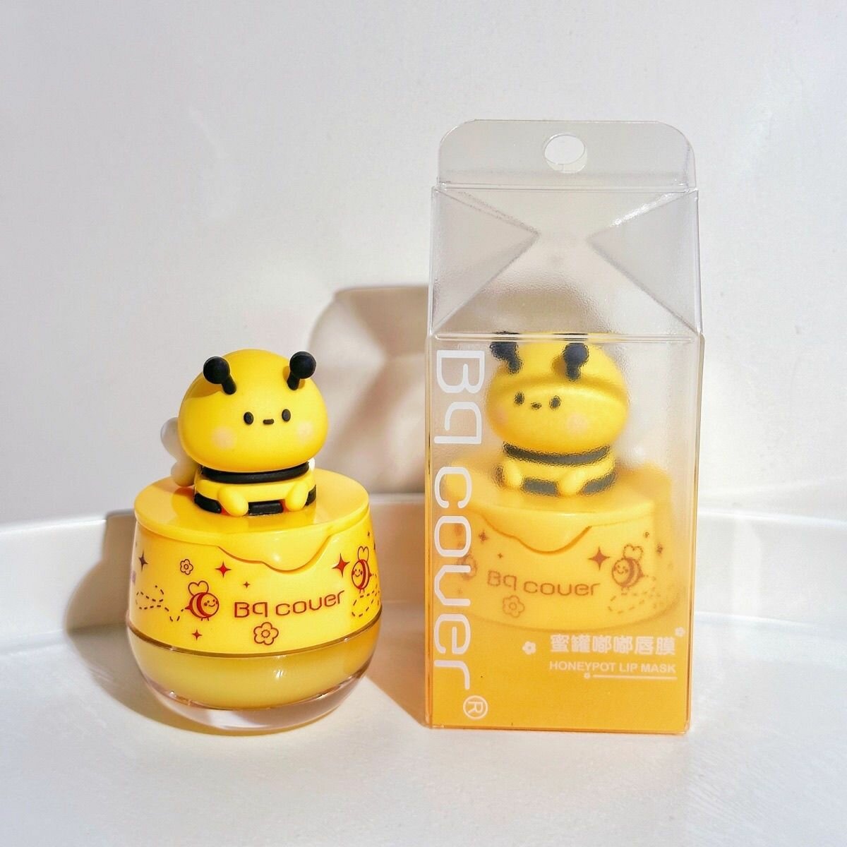 Маска для губ Honey Pot Dudu: увлажняющий бальзам для губ, восстанавливающий губы, уменьшающий морщинки на губах, отшелушивающий омертвевшую кожу. Милая маска для губ для студентов.